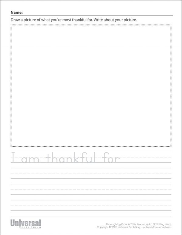 Thanksgiving Activities | Free Printables - Universal Publishing