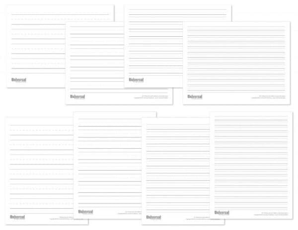 Writing Lines | Free Printables - Universal Publishing
