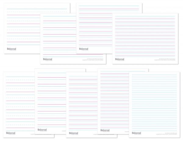 Writing Lines | Free Printables - Universal Publishing